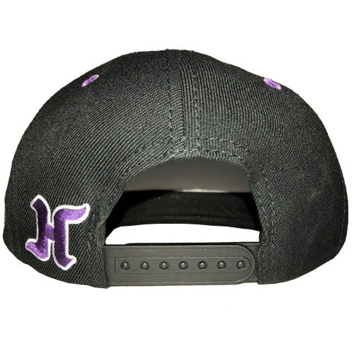 Hoosier Racing Tire Hat / Cap Black with Purple Flat Bill & Hoosier Lo ...