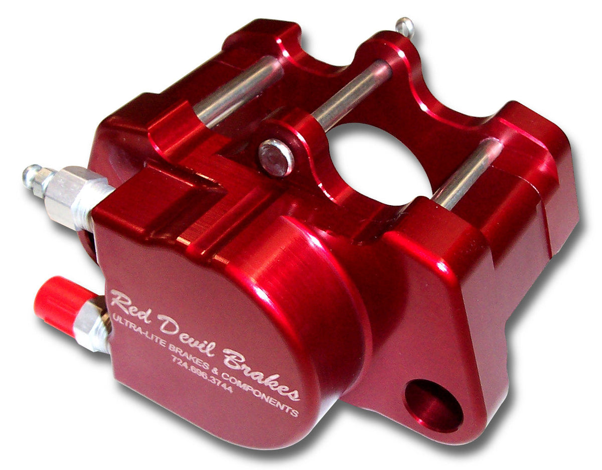 Red Devil Left Front Solid Caliper – Performance Wholesale PTY LTD