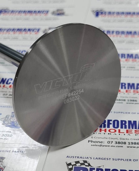 Victory Titanium Intake Valve 2.400" Head Diameter x 6.640" OAL With C ...