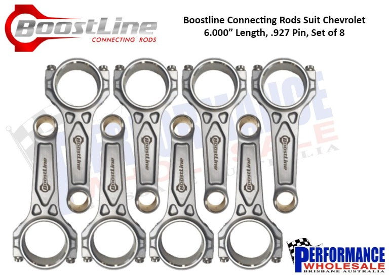 Wiseco Boostline Connecting Rods Suit Chevrolet, 6.000" Length, .927 ...