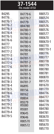 Holley Fast Kit Carburettor Rebuild Kit Model Number 4150 Double Pumpe ...
