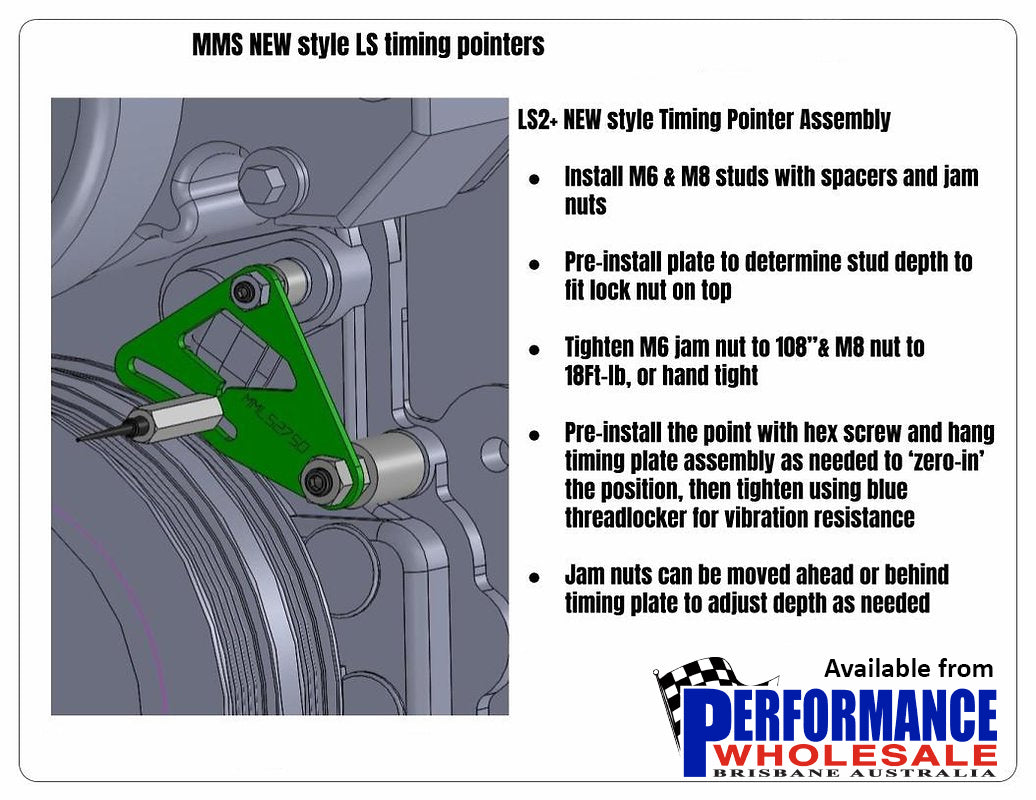 New Mighty Mouse LS1, LS2, LS3 Timing Pointer suit OEM 7.5" Balancer ...