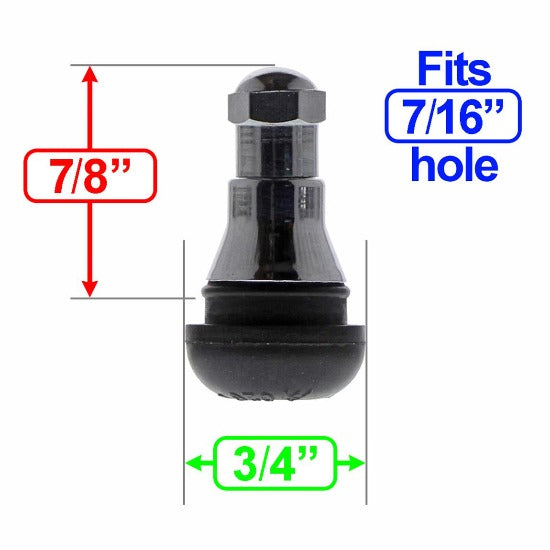 Weld Wheels Rubber Pull Through Valve Stem Suit Sport Forged, RT, and ...