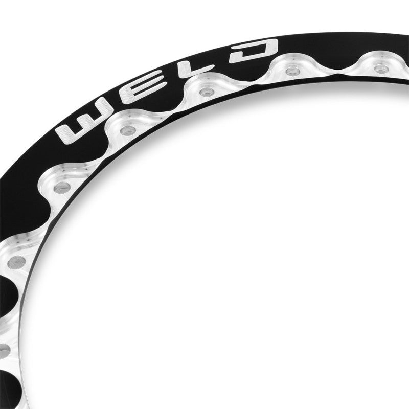 Weld Racing MT Beadlock Ring Suit 15" Drag Wheels With 20 Holes ~ Blac ...